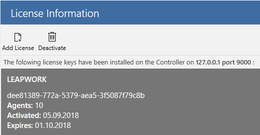 License Management | Leapwork Documentation